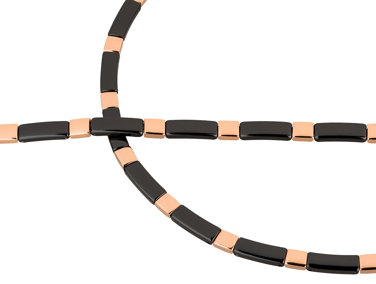 Mabro Steel . Edelstahl Collier 45cm PVD-gelb